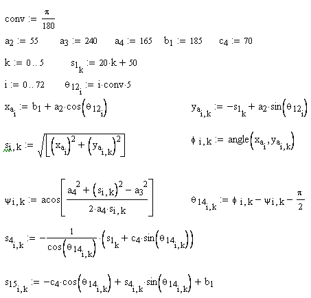 Position Analysis of Mechanisms